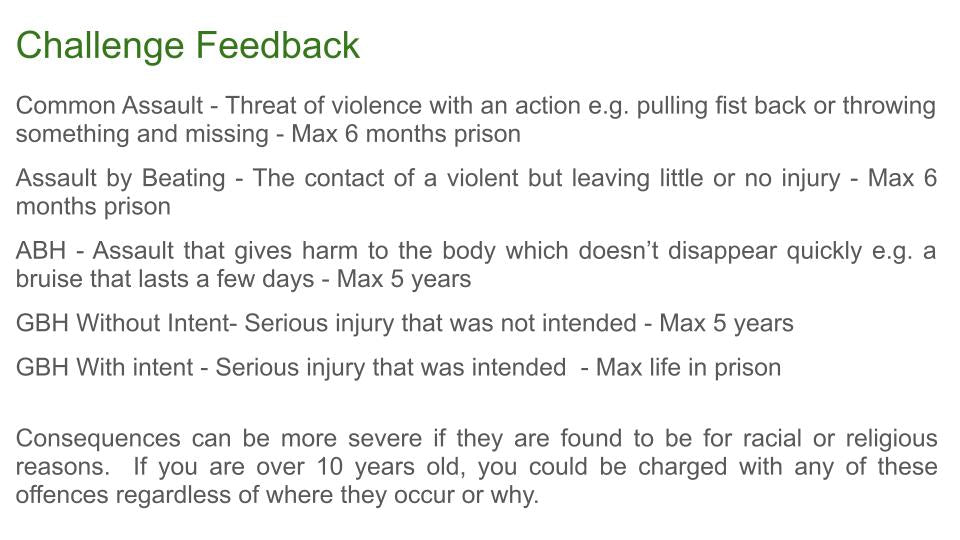 Fighting & violent behaviour Lesson or Tutorial – Youcantknoweverything ...
