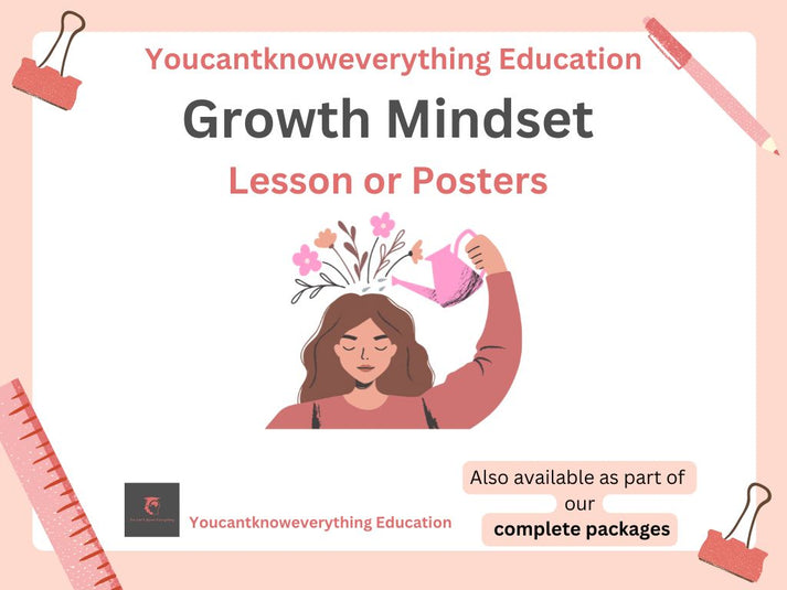 Growth Mindset PSHE Posters – Youcantknoweverything Education