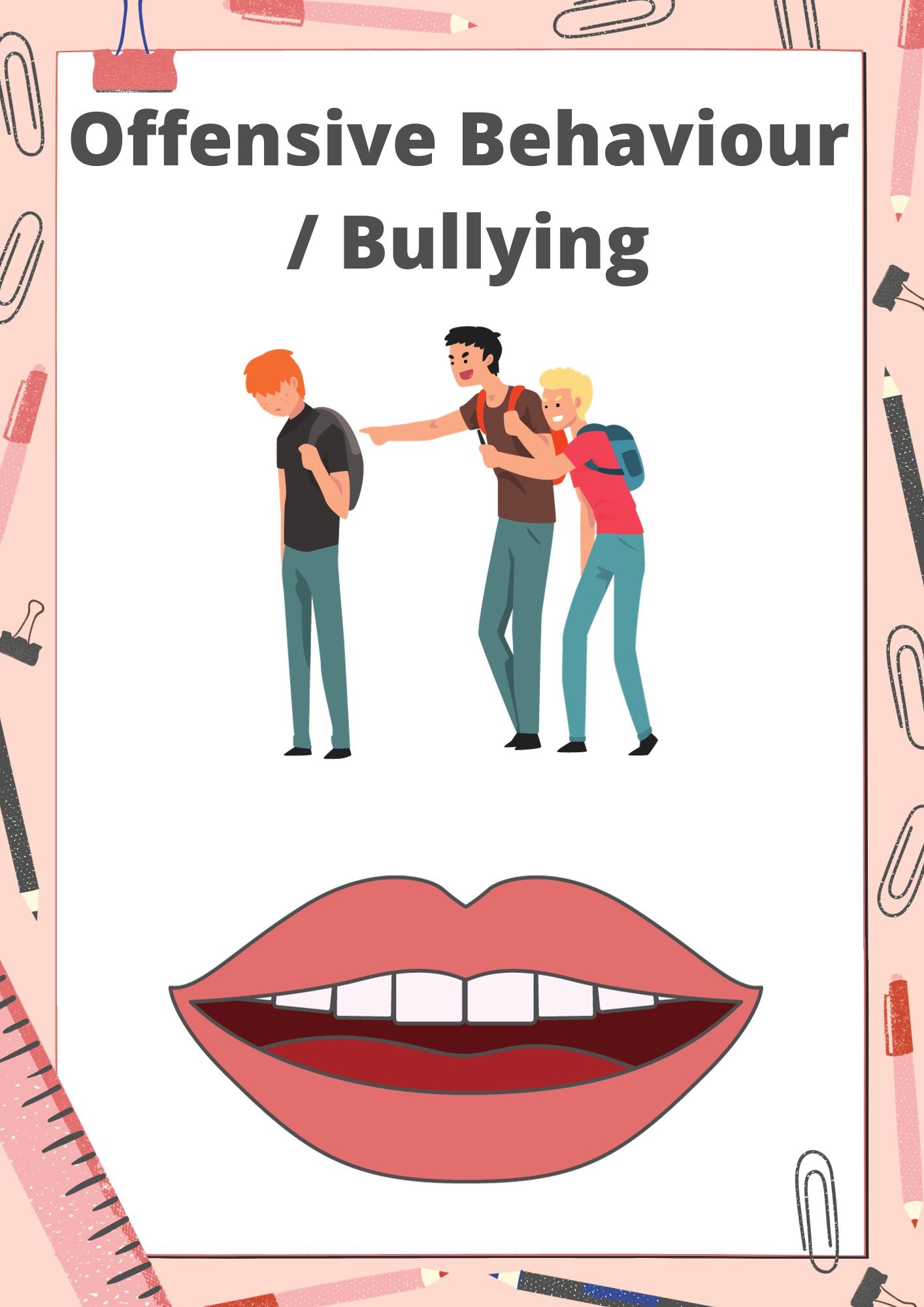 Offensive Language / Bullying – Youcantknoweverything Education