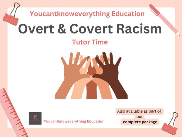 Overt & Covert Racism Tutorial – Youcantknoweverything Education