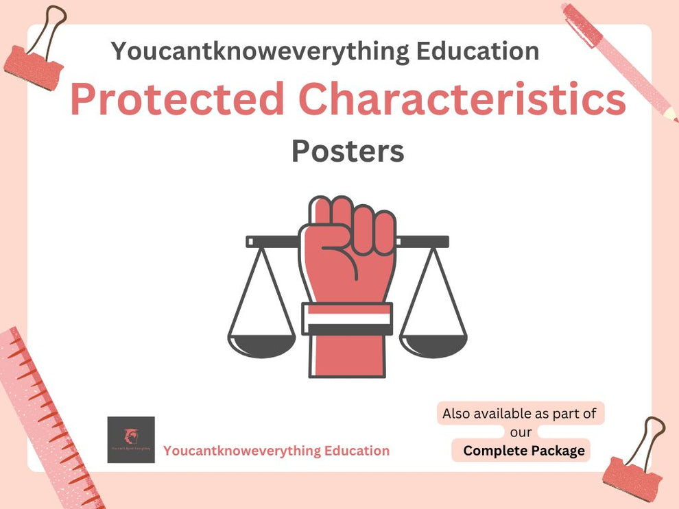 Protected Characteristics Posters – Youcantknoweverything Education