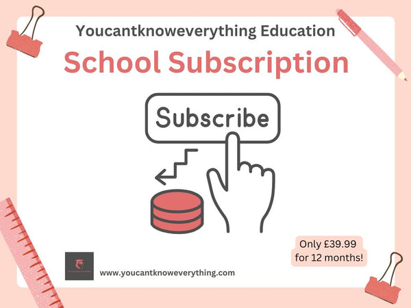 School Complete Resource Package – Youcantknoweverything Education